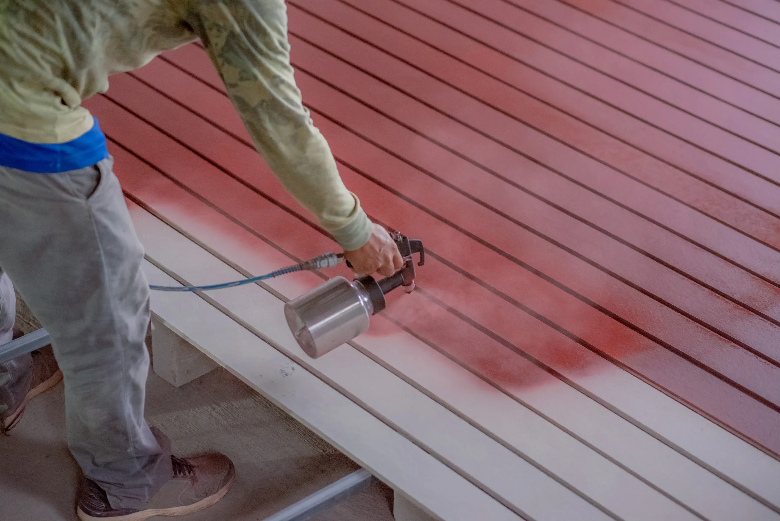 Spray Painting - Pioneer Exteriors